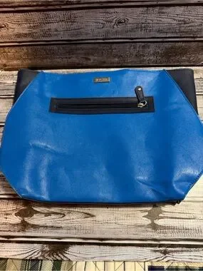 Miche | Bags | Miche Blue Cosmetic Tote With Black Accents Demi Shell ...